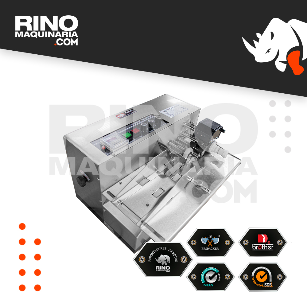 Codificadora de Alta Velocidad MY380 en Acero Inoxidable | Rinomaquinaria